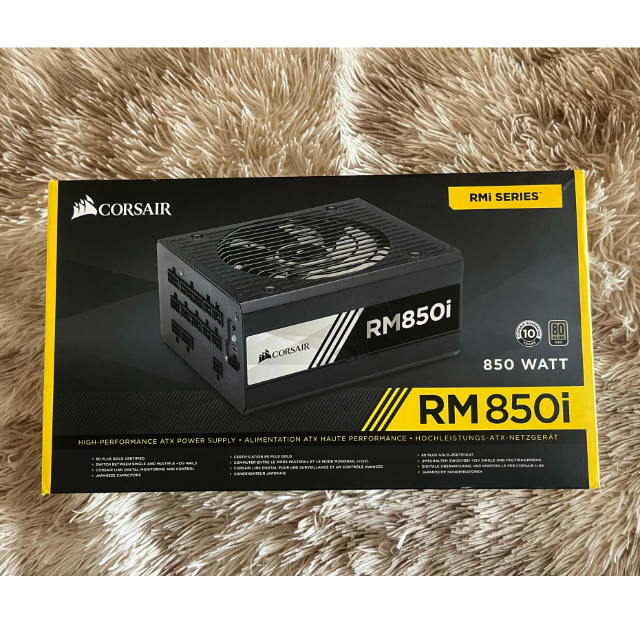 POWER SUPPLY (อุปกรณ์จ่ายไฟ) CORSAIR RM850i (80 PLUS GOLD) 850W ...