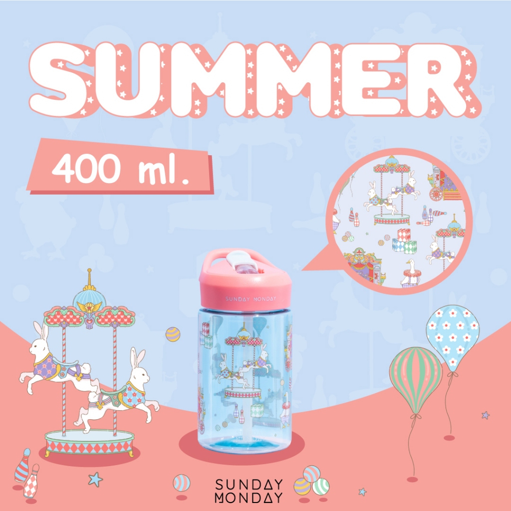 SundayMonday Spring Triton Summer Bottle 400ml กระติกน้ำ TRITON ตกไม่ ...