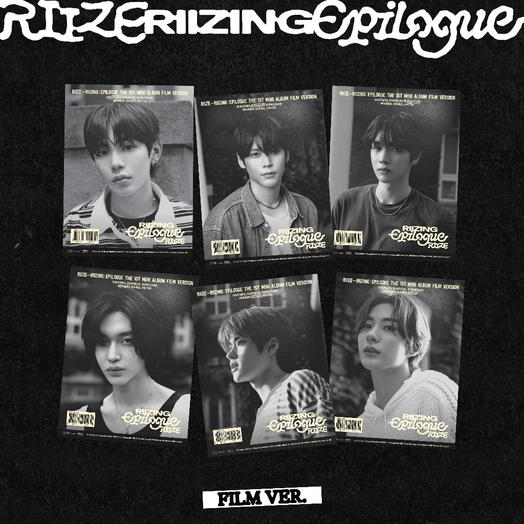 [PRE-ORDER] RIIZE The 1st Mini Album 'RIIZING:Epilogue’ (FILM Ver ...