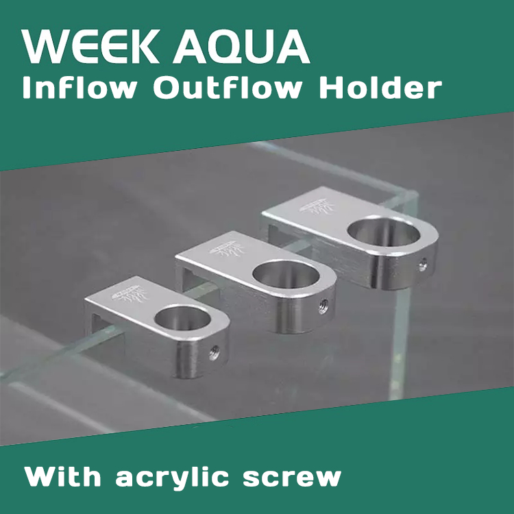 Week Aqua Aluminum Clip, Inflow Outflow holder คลิปล็อค Inflow Outflow ...