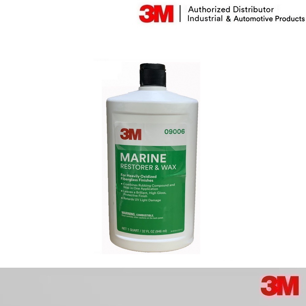 3M Marine Restorer and Wax,9006 946 ml, น้ำยาขัดหยาบสีเรือ | Shopee Thailand