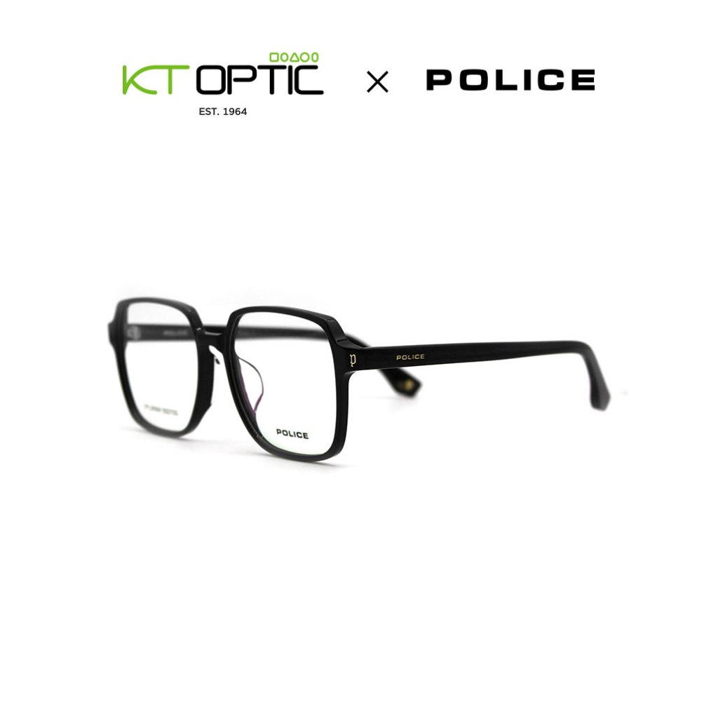 POLICE EYEWEAR แว่นตาทรงสี่เหลี่ยม รุ่น VPLM96K EXCLUSIVE FOR KT OPTIC | Shopee Thailand