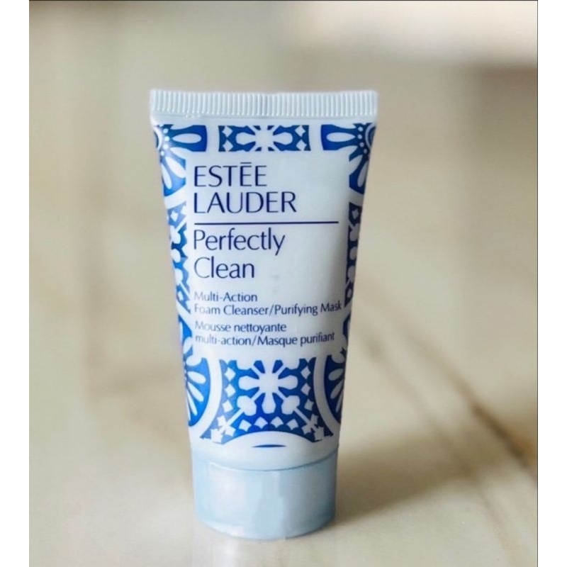 ESTEE LAUDER Perfectly Clean Multi Action Foam Cleanser 30ml | Shopee ...