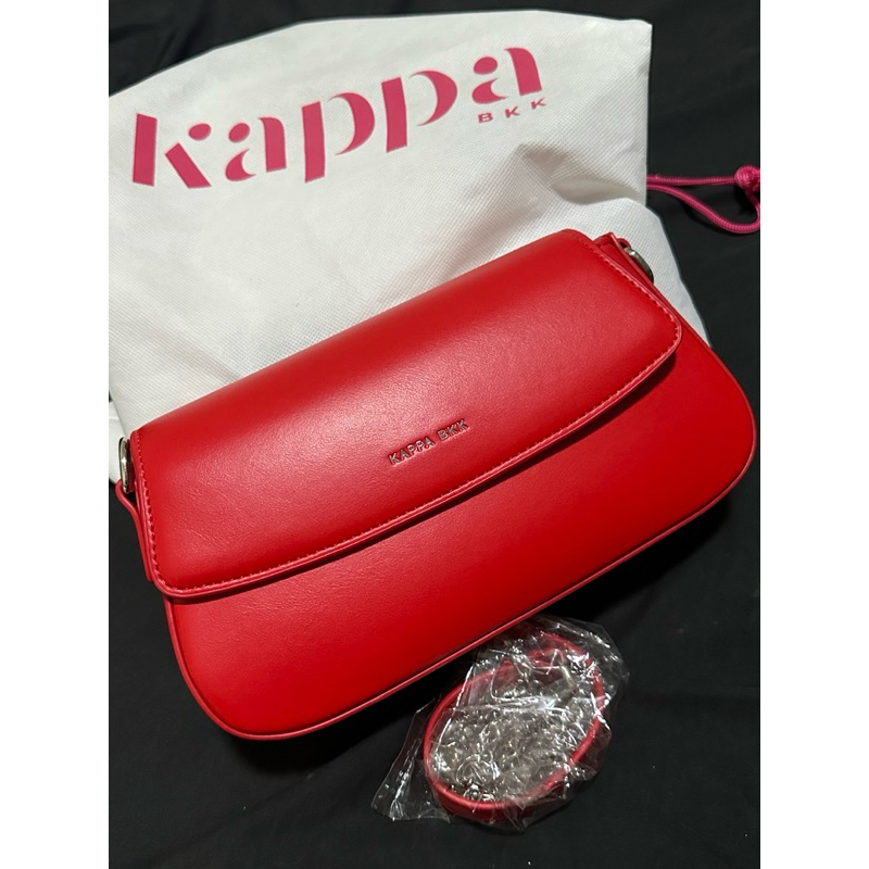 kappa bkk สีแดง อุปกรณ์ครบ สายสั้น/ยาว ถุงผ้า (ราคาเต็ม990฿) | Shopee ...