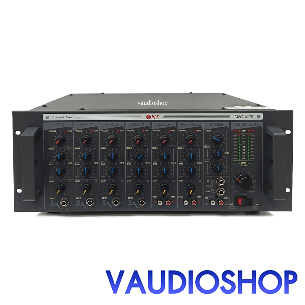 NPE MFC-1000 Power Mixer Amp เครื่องขยายเสียง แอมป์ เพาเวอร์มิกซ์ เอ็น ...