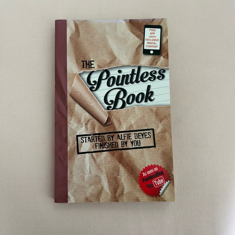 หนังสือ The Pointless Book Eng Ver. (ซื้อเก็บ ยังไม่ได้เขียนอะไรในสมุด ...