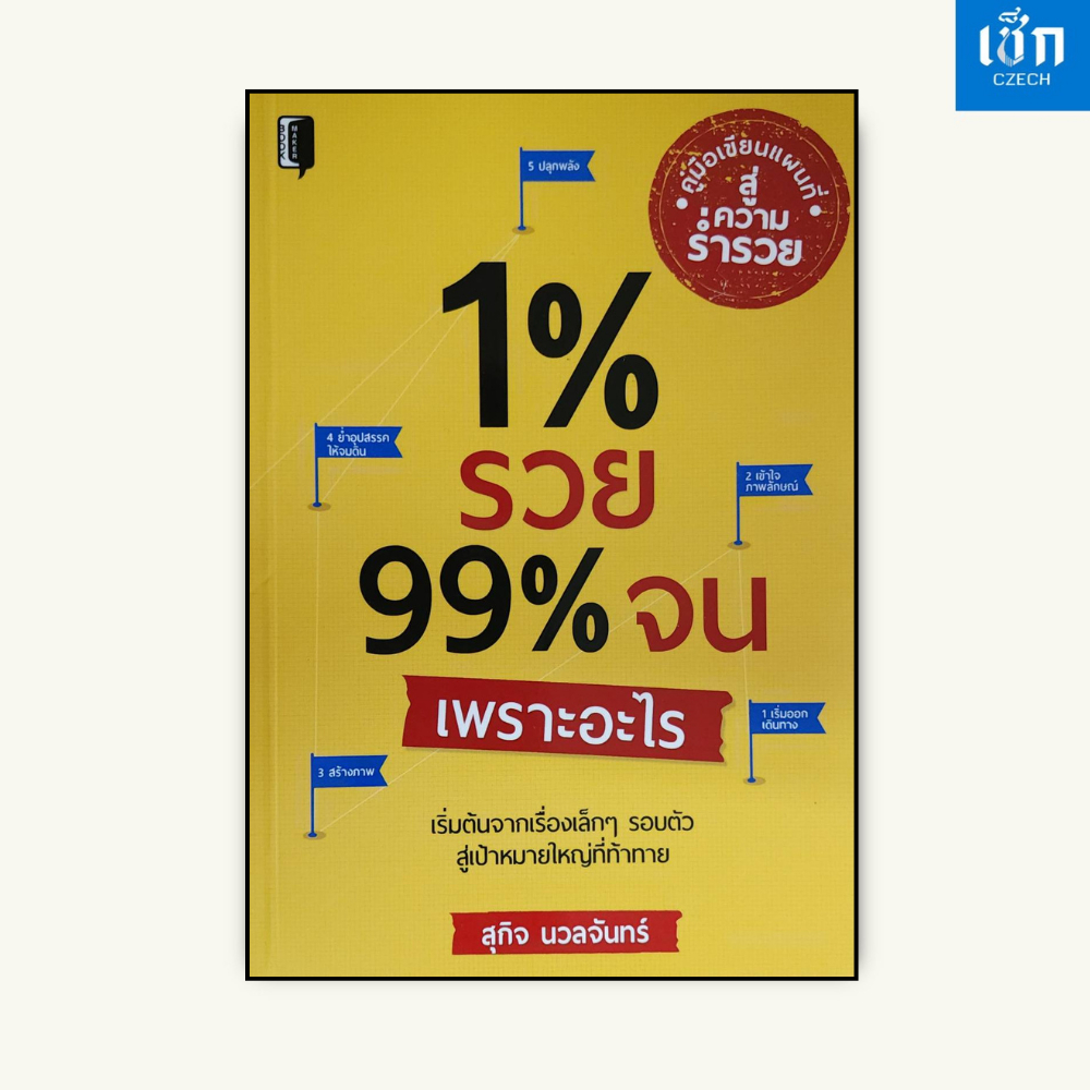 (หนังสือราคา 99บาท) หนังสือ 1% รวย 99% จนเพราะอะไร | Shopee Thailand