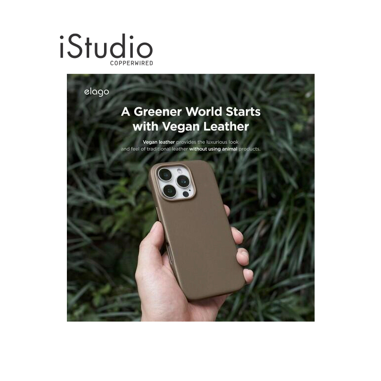 Elago เคส Magnetic Leather case for iPhone 16 Pro / iPhone 16 Pro Max I ...