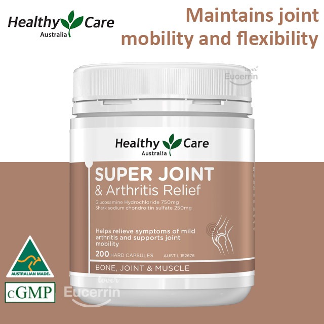 Healthy Care Super Joint & Arthritis Relief 200 Capsules ช่วยสนับสนุน ...