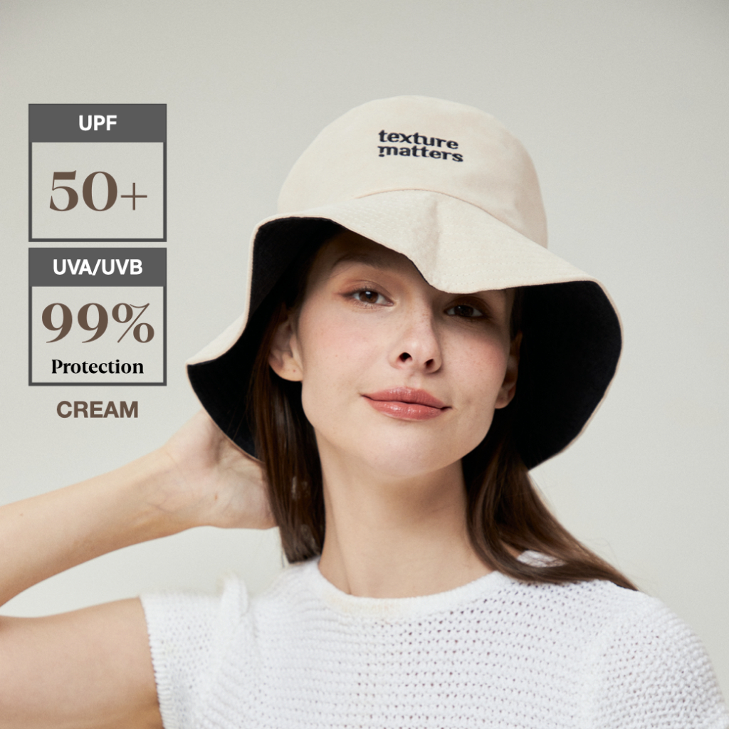 Texture Matters | The UV Shield Hat UPF 50+ | หมวกกัน UV มีค่า UPF50+ กันแสง UVA UVB ได้ 99.95% ...