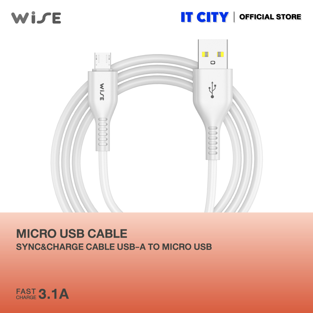 WISE สายชาร์จ USB-A to Type Micro 3A Charging Cable (SC-100M)(WIC ...