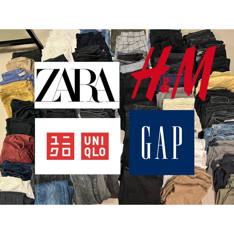 ใน live กางเกง เสื้อแบรนด์เนม มือสองUniqlo Gap GU H&M | Shopee Thailand