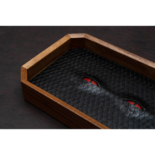 BEHOLDER Dice Tray Free Dice 2 sets| Faux Leather & Dragon Eye ...