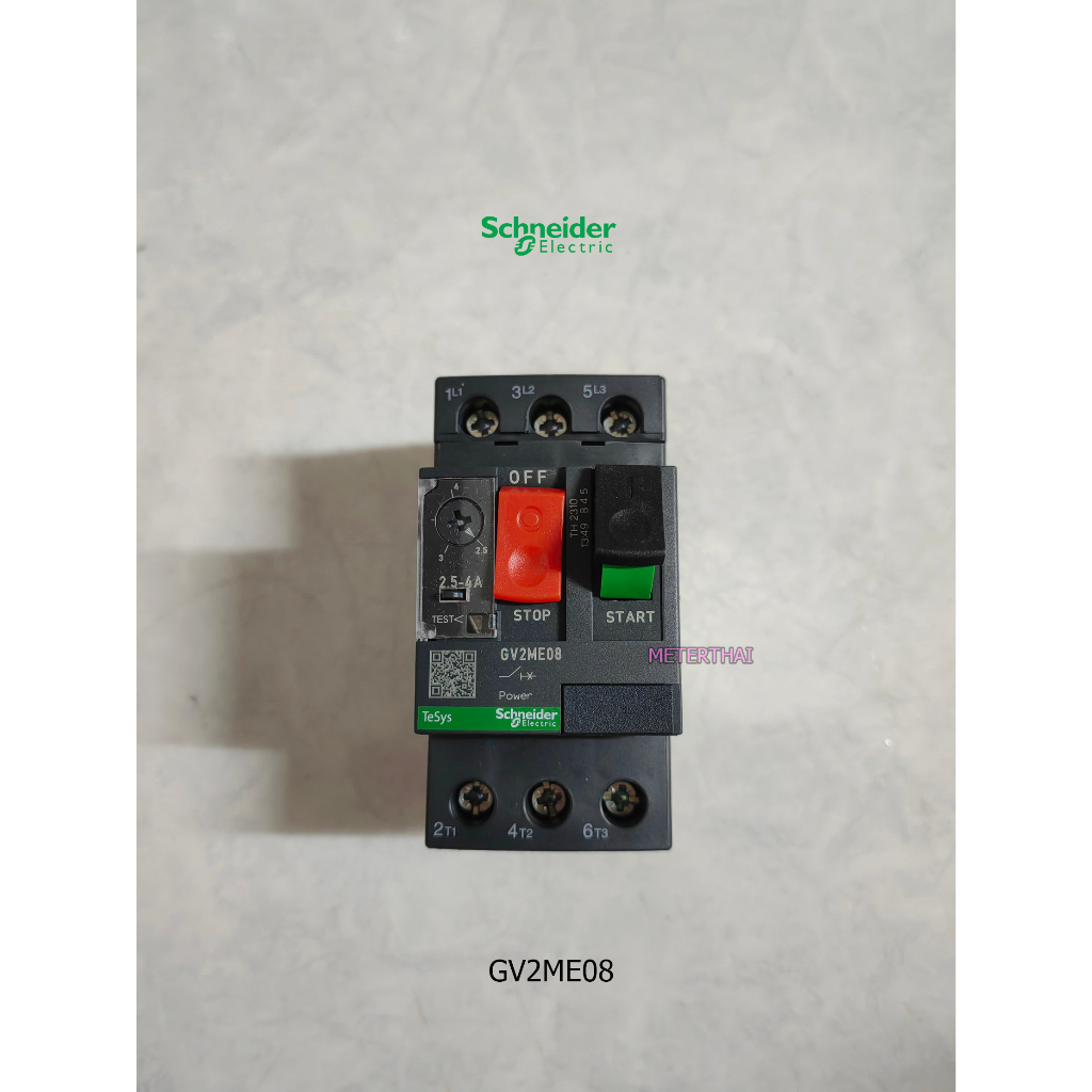 Schneider Electric GV2ME08 มอเตอร์เบรกเกอร์ชนิดมีโอเวอร์โหลดในตัว ...