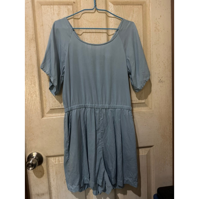 จั้มขาสั้น สีฟ้าอ่อน Raybeams มือสอง | Shopee Thailand