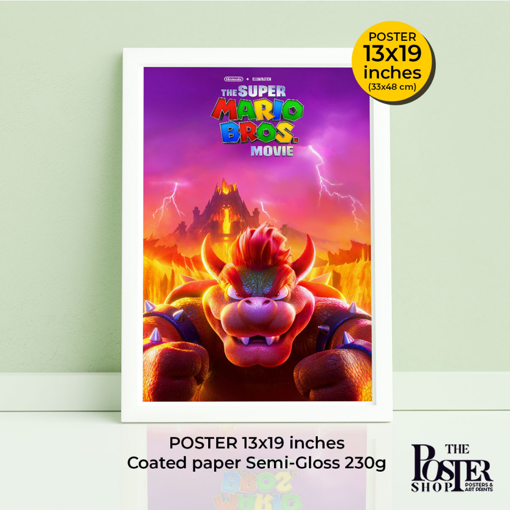 The Super Mario Bros Poster โปสเตอร์แอนิเมชั่นที่สร้างจากเกมมาริโอ้ ภาพ ...