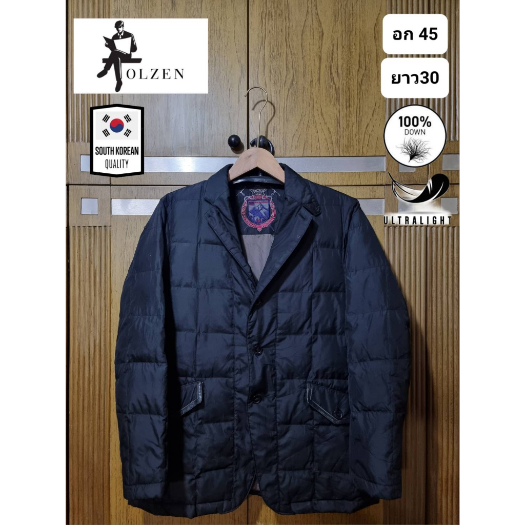 เสื้อกันหนาวขนเป็ด แบรนด์ Olzen จากเกาหลี มือ2ของแท้ | Shopee Thailand