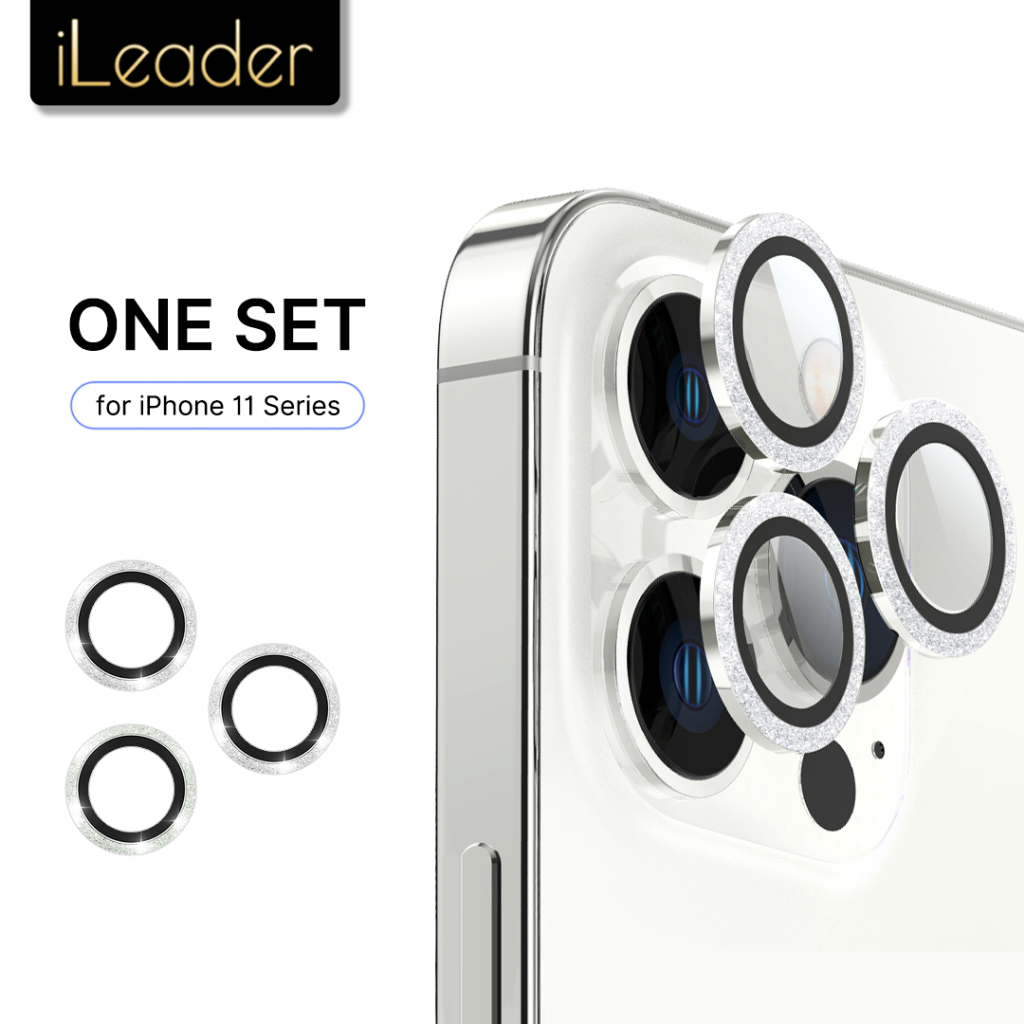 iLeader 3D คลุมทั้งหมดแฟลชเจาะกระจกเทมเปอร์เลนส์กล้องป้องกันสำหรับ for ...