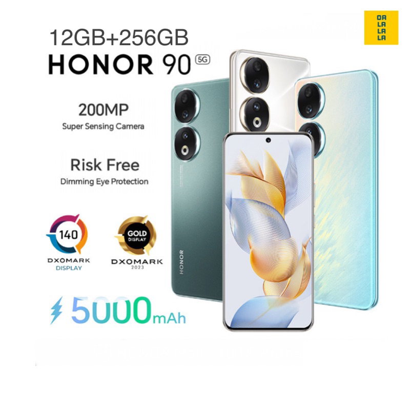 HONOR 90 5g [12+256GB]กล้อง250MP เครื่องศูนย์แท้ รับประกันศูนย์ไทย 12 ...