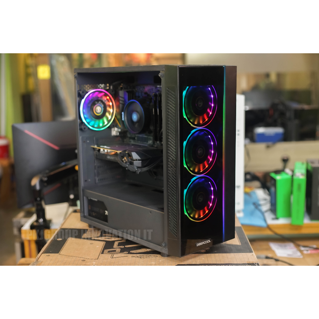 คอมเล่นเกมมือสอง Deepcool Ryzen 5 3600 RAM 16 GB RTX2060 SSD 256 GB HDD ...