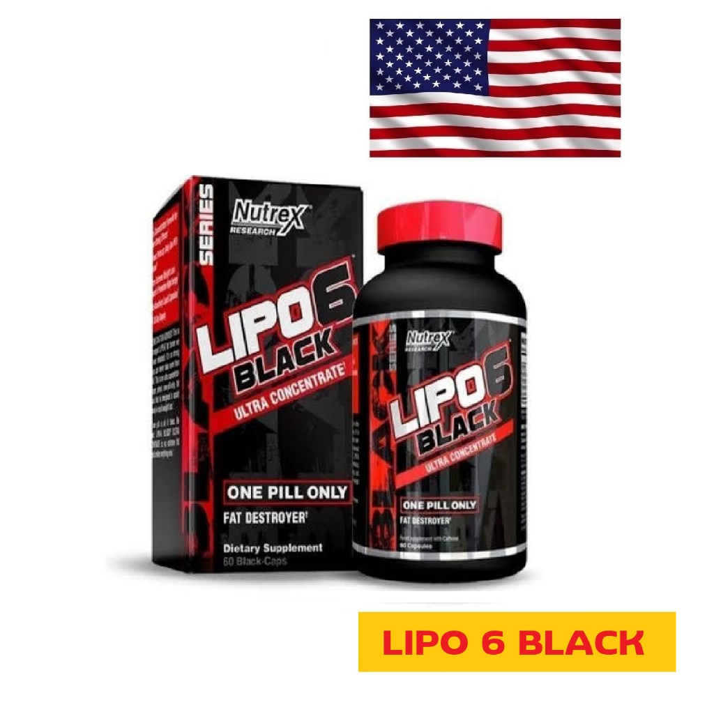 Nutrex Research - Lipo 6 Black Ultra Concentrate 60 Caps | Shopee Thailand