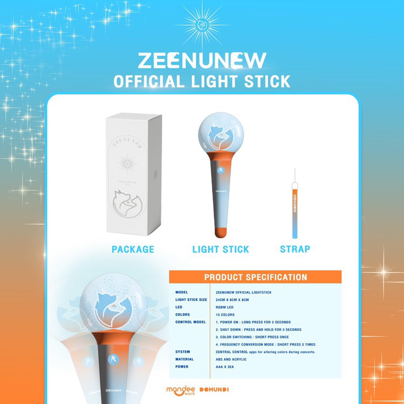 ZEENUNEW OFFICIAL LIGHT STICK แท่งไฟซีนุนิว | Shopee Thailand