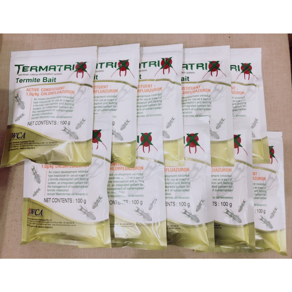 เหยื่อกำจัดปลวก TERMATRIX ชุดเติม 10 ถุง กำจัดปลวก เหยื่อปลวก อาหารปลวก ยาปลวก | Shopee Thailand