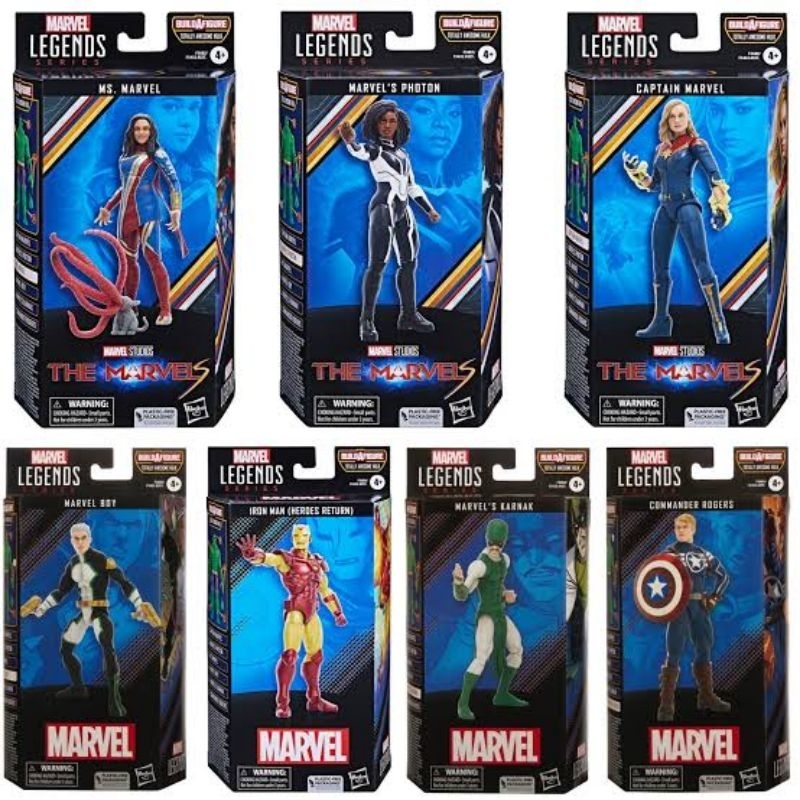Hasbro Marvel Legends The Marvels Wave (Baf Totally Awesome Hulk ...
