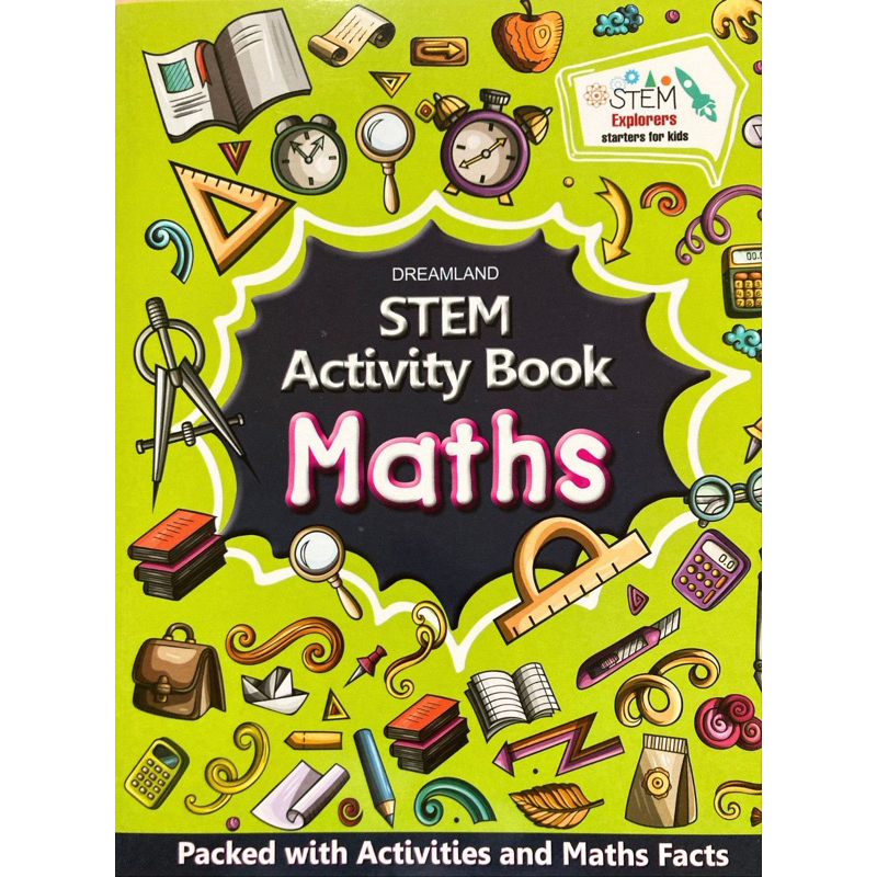 STEM Activity Books STEM for kids แบบฝึกหัดเสริมพัฒนาการสเต็ม | Shopee ...