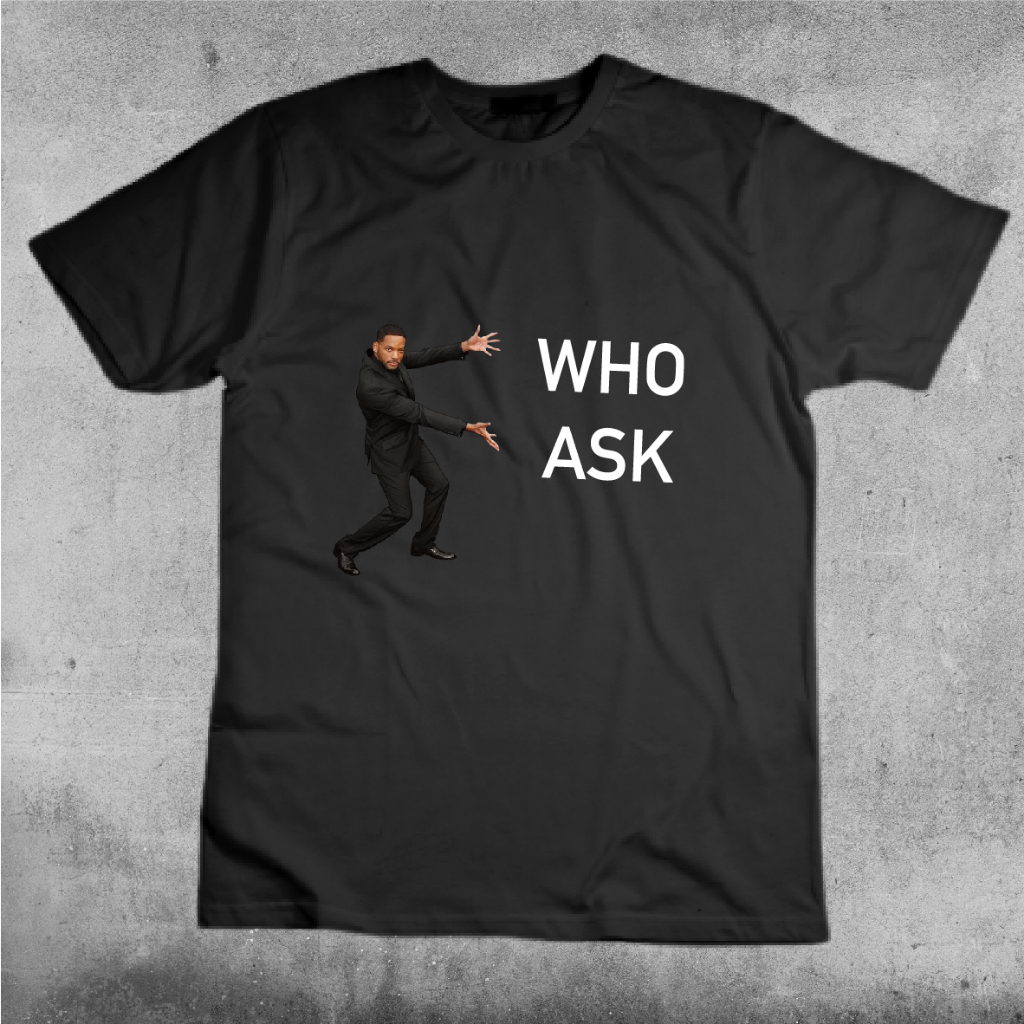เสื้อยืด WHO ASK คอกลมแขนสั้น ใส่ได้ทั้งชายและหญิง | Shopee Thailand