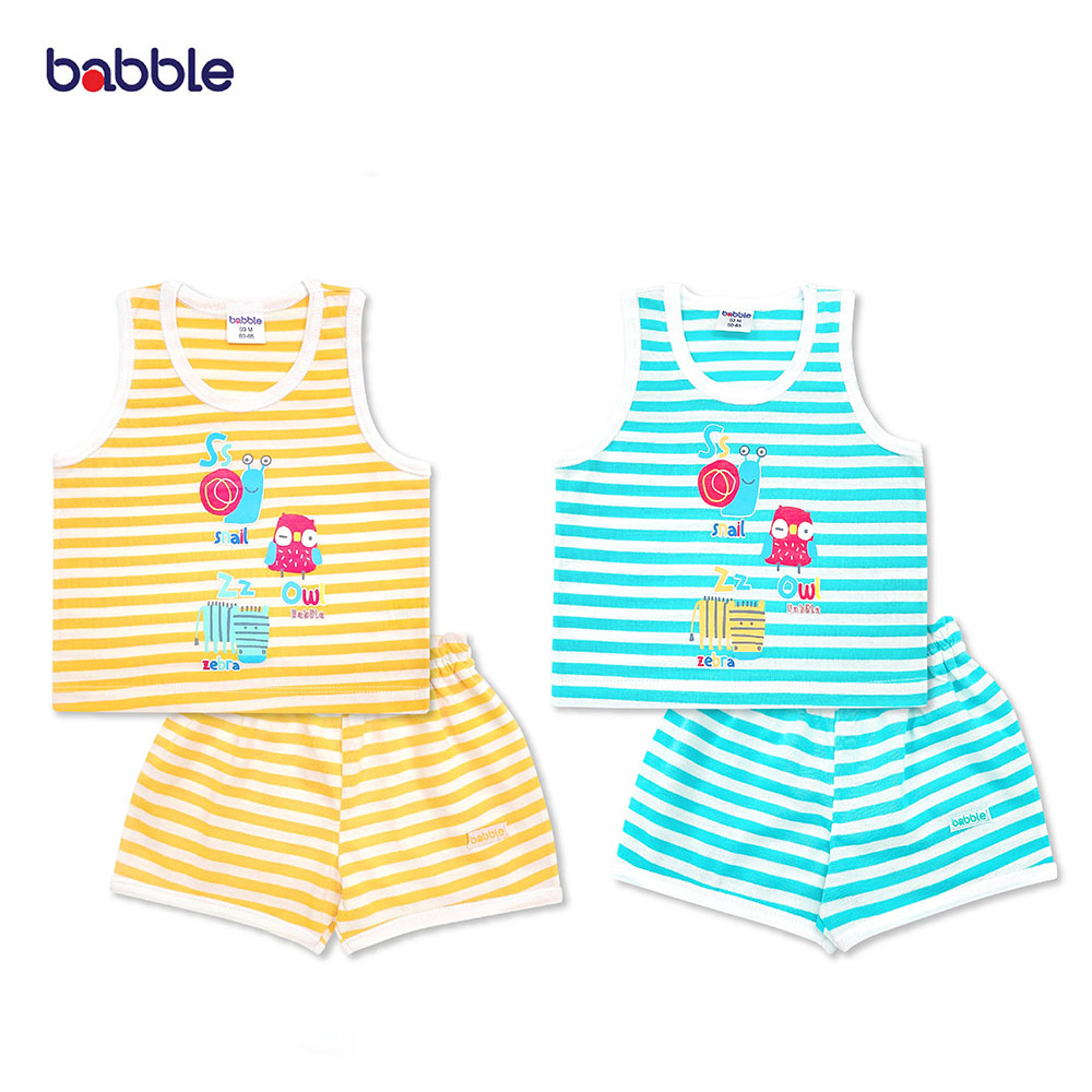 Babble ชุดเสื้อกล้ามเด็ก ชุดเซตเด็ก อายุ 3 เดือน ถึง 5 ปี คอลเลคชั่น ...