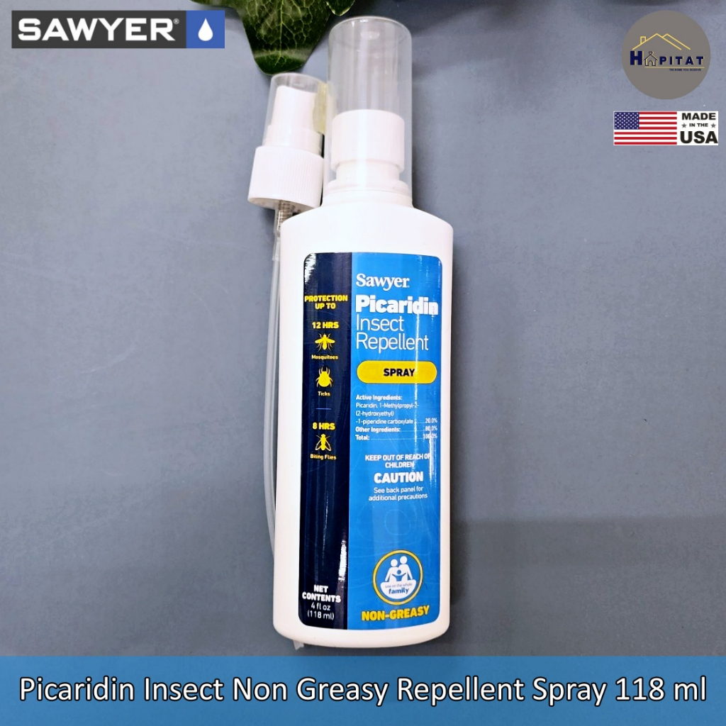 {Sawyer®} Picaridin Insect Non Greasy Repellent Spray 118 ml สเปรย์กัน ...