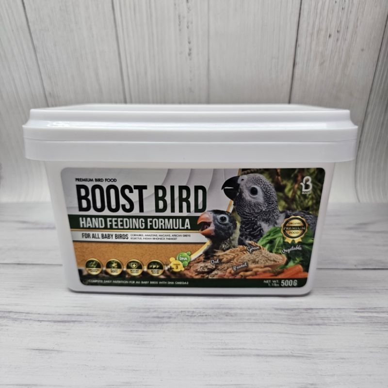 BOOST BIRD HAND FEEDING FORMULA อาหารลูกป้อน ขนาด 500 กรัม เหมาะกับลูก ...