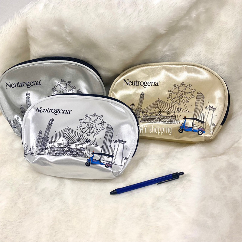 กระเป๋าเครื่องสำอางค์ นูโทรจีน่า Neutrogena Cosmetic Satin Bag กระเป๋า ...