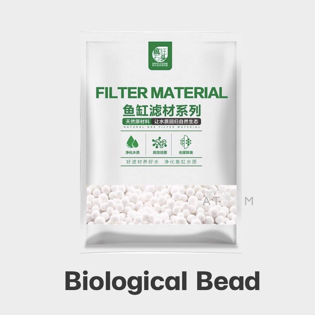 (พร้อมส่ง) วัสดุกรองตู้ปลาและตู้ไม้น้ำ Crazy Stone |Small Glass Ring ...