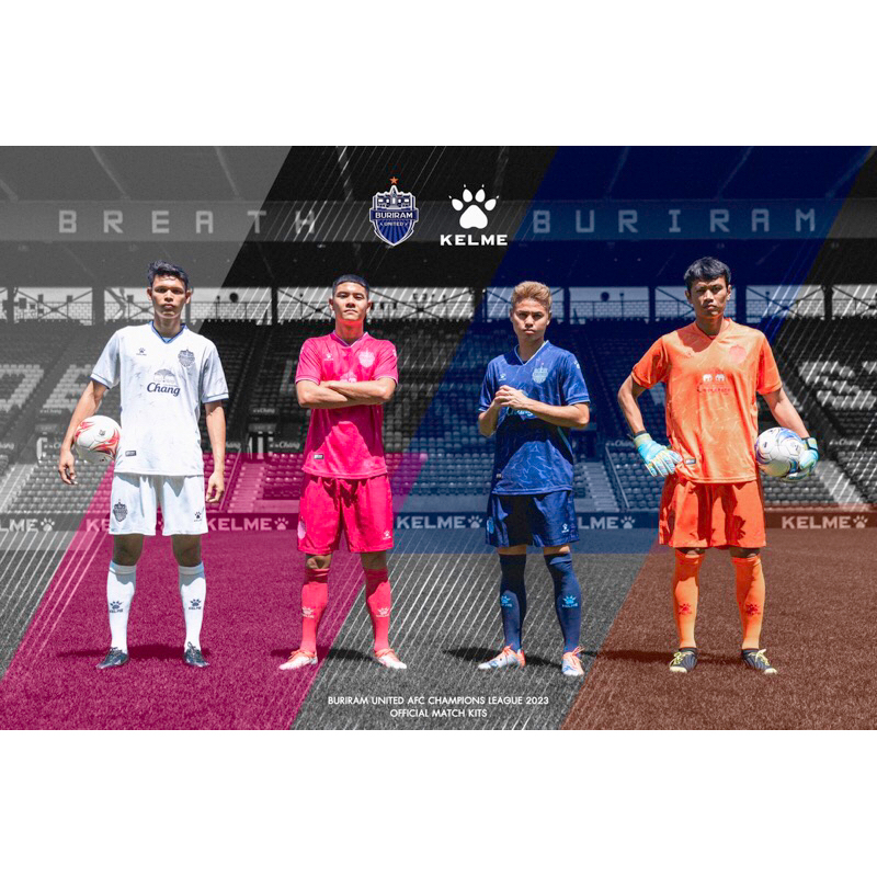 เสื้อบุรีรัมย์ AFC CHAMPIONS LEAGUE 2023/24 ของแท้💯-Buriram United x Kelme AFC CHAMPIONS LEAGUE ...