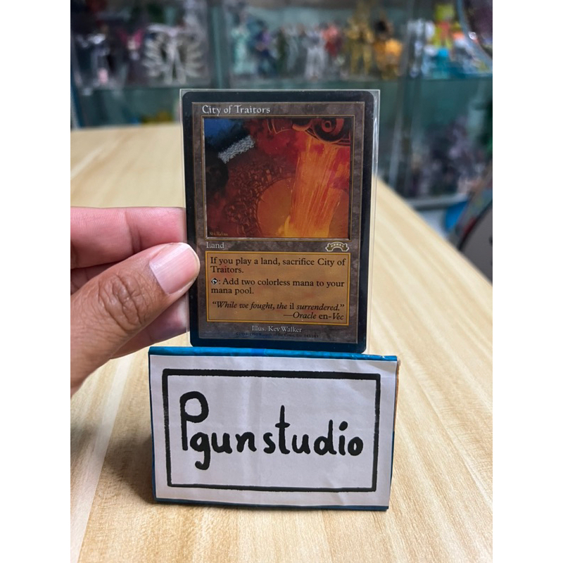 (ของแท้ : พร้อมส่ง) City of Traitor Card/Magic The Gathering กาดเมจิก ...