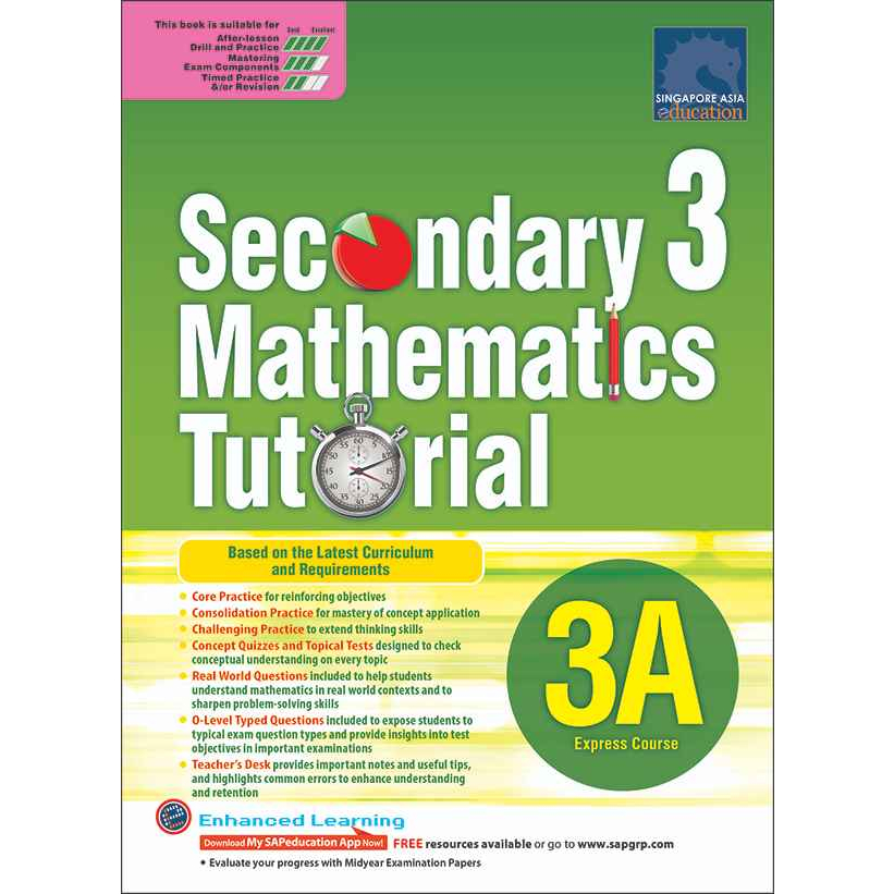 Global Education Secondary 3 Mathematics Tutorial 3A [Express Course ...
