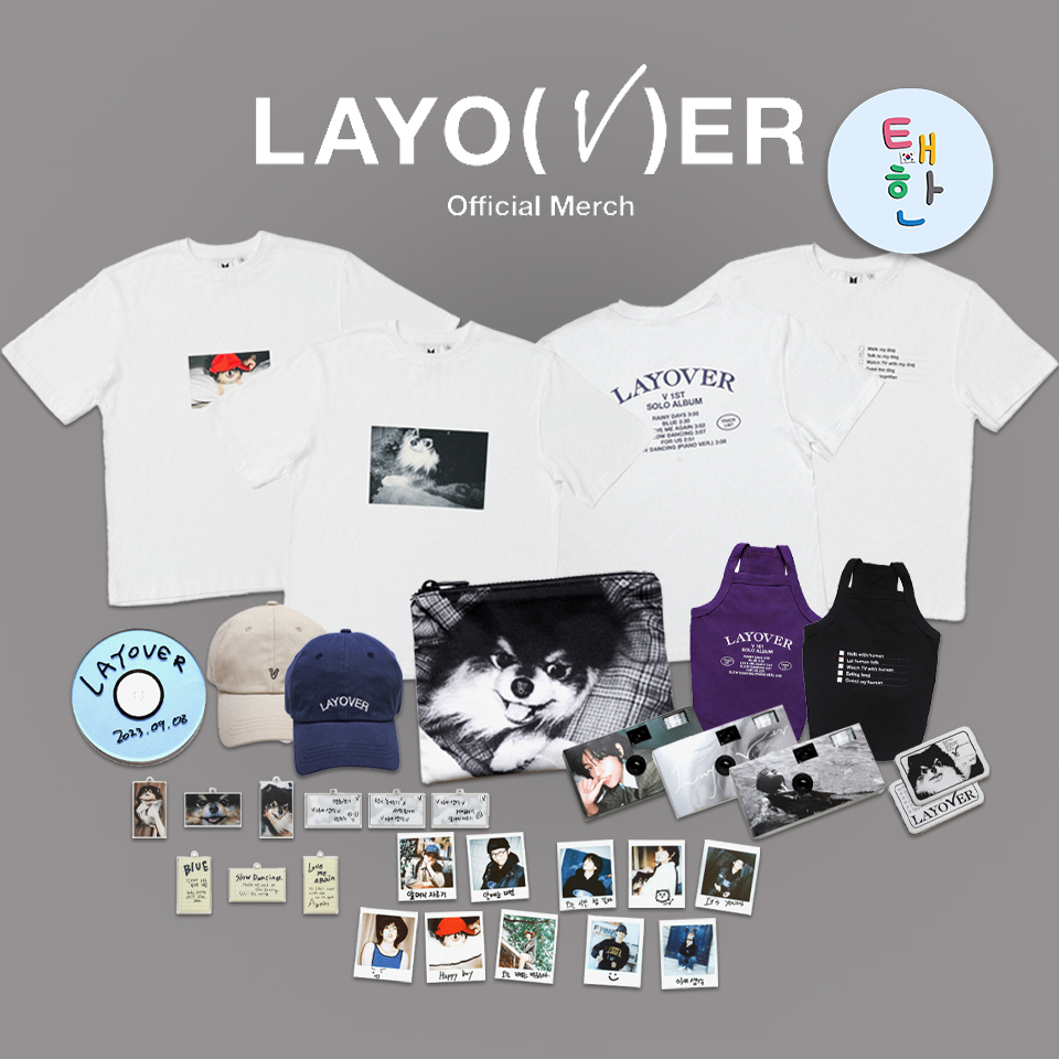 [BTS] V Solo Album 'Layover' Official Merch | Shopee Thailand