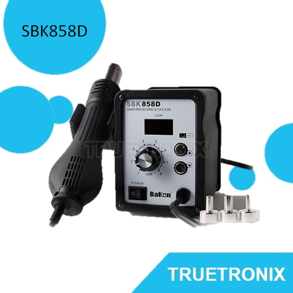 TRUETRONIX เครื่องเป่าลมร้อน Hot Air Rework Station SBK858D | Shopee Thailand