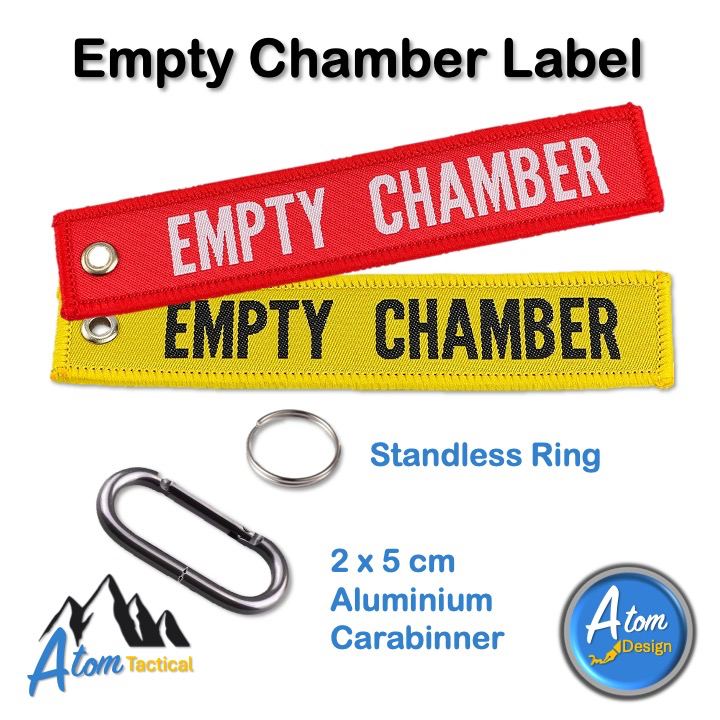 แผ่นป้ายผ้า Empty Chamber - Empty Chamber Label [Atom Design] | Shopee ...