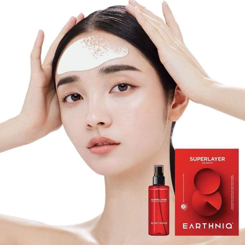 🇰🇷ของแท้🇰🇷 Earthniq Super Layer Collagen Mask Pack kit collagen Patches ...