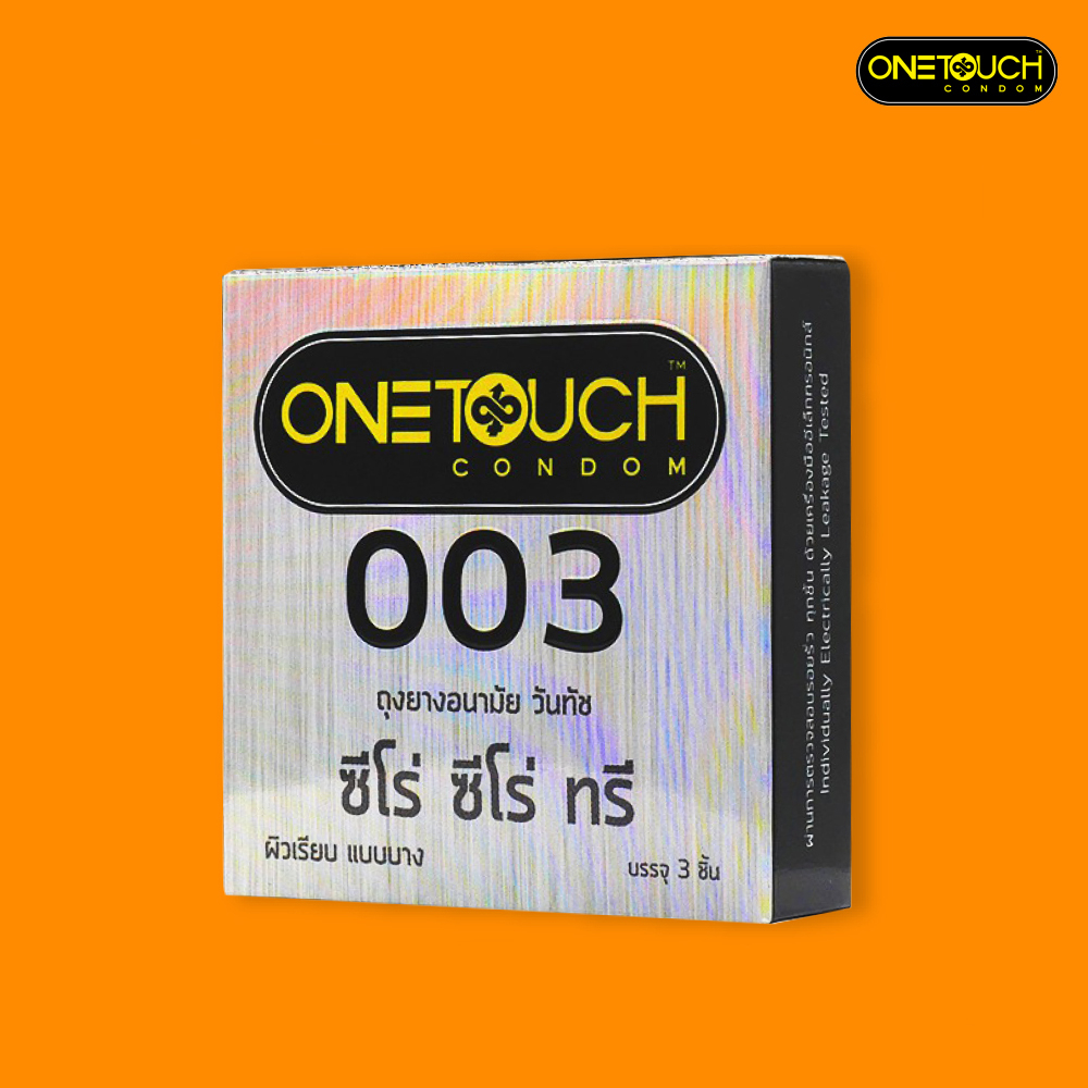 ถุงยางอนามัย One Touch 003 (003 แบบบางมาก) | Shopee Thailand