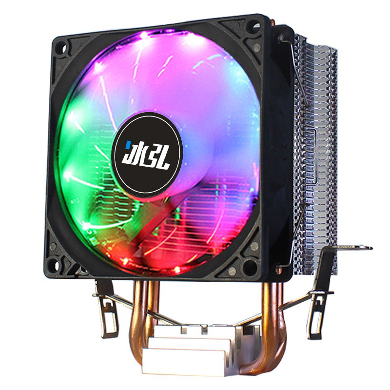 CPU COOLER LED (พัดลมซีพียู) COOLING BLACK (Support Intel 1700, AMD AM4 ...