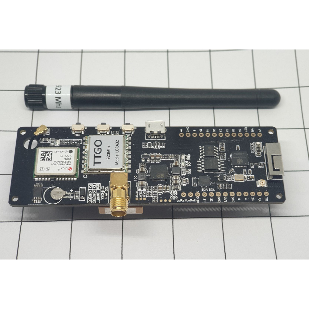 Ttgo T Beam V 1 1 Esp32 923mhz Wifi Wireless Bluetooth Module Esp 32 Gps Neo 6m Sma Lora 32