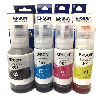 หมึก EPSON 001 ของแท้มีกล่อง T03Y100/ T03Y200/ T03Y300/ Y03Y400 ...