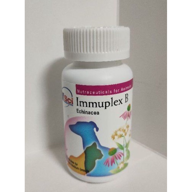 Immuplex B cat dog 60 tabs อาหารเสริมภูมิต้านทาน สุนัข แมว 60 เม็ด ...