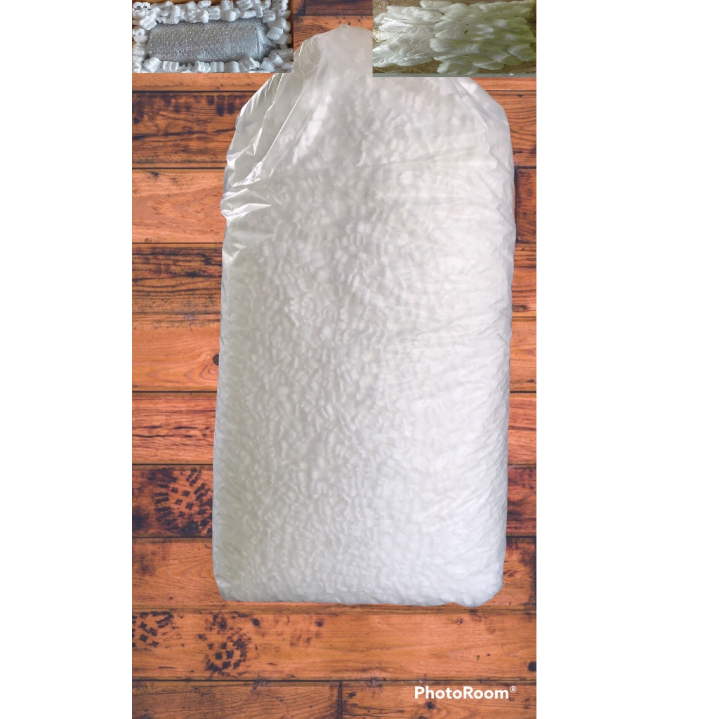 โฟมตัวหนอน Mic Pac สีขาว รูปตัว E (บรรจุ 1 กก./ถุง) ใช้ลดช่องว่างใน ...