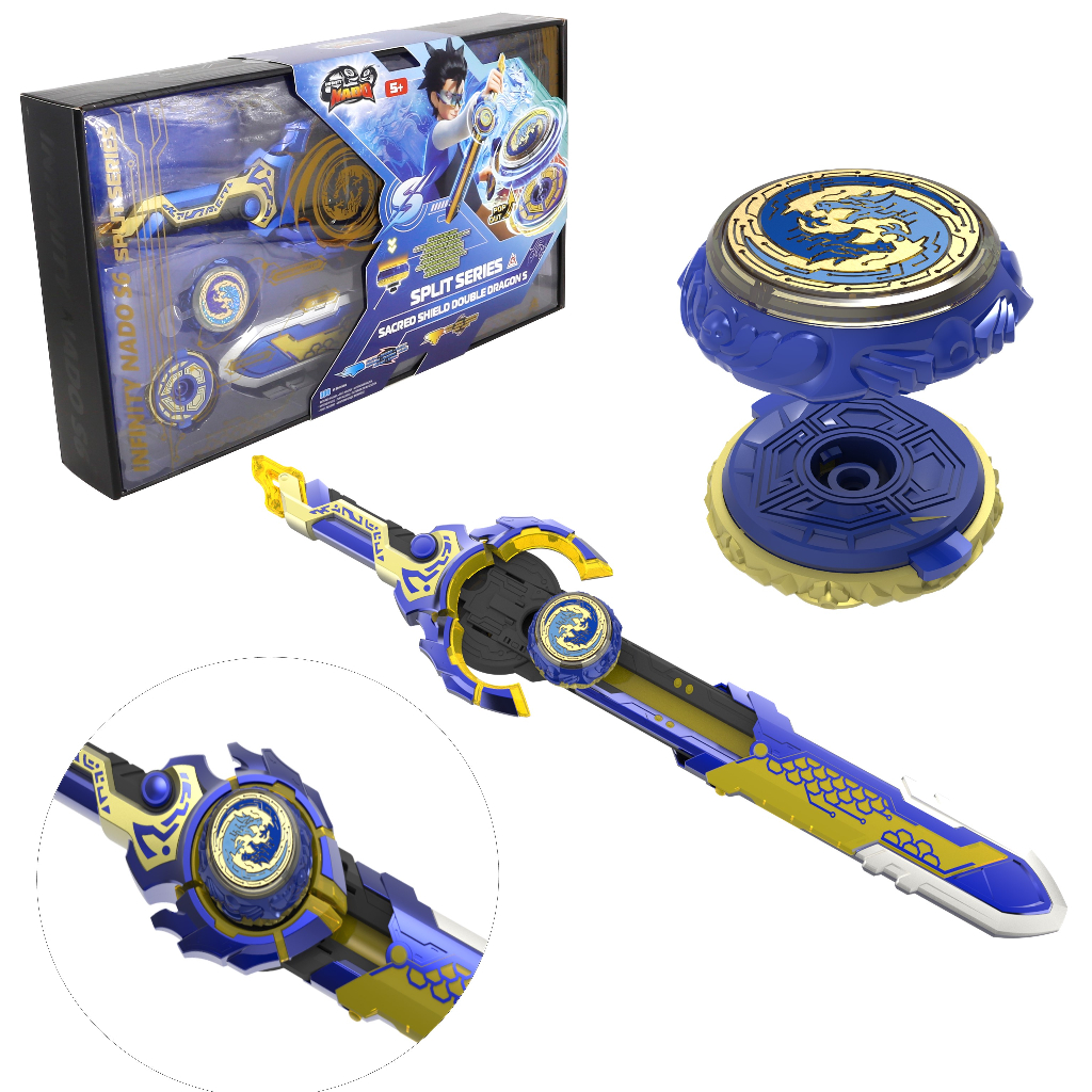 Infinity Nado 6 Split Series - Sacred Shield Double นาโด้ดาบลูกข่างรุ่น ...