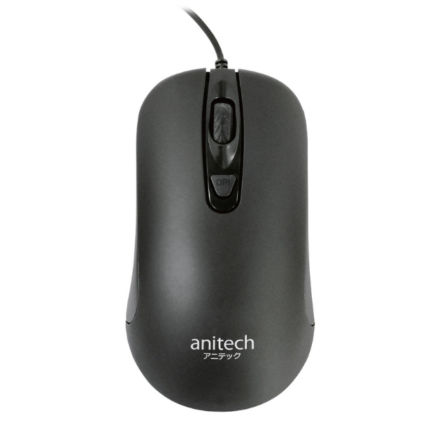 เมาส์มีสาย Anitech Wired Mouse Optical Sensor USB A101/A201/A547/A538/A545/A534/A512G-U Black ...